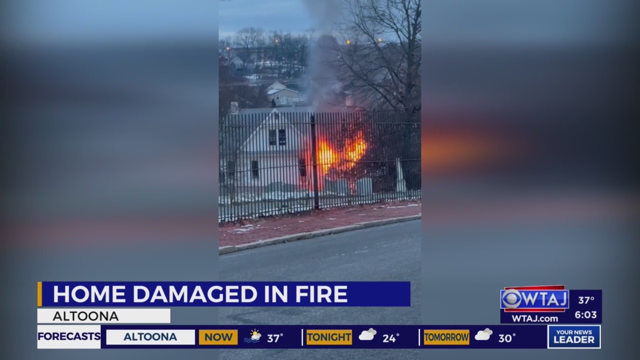 Crews respond to house fire behind UPMC Altoona