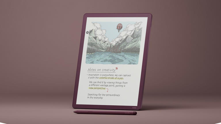 A snazzy new Kindle Scribe Colorsoft color lands later this month