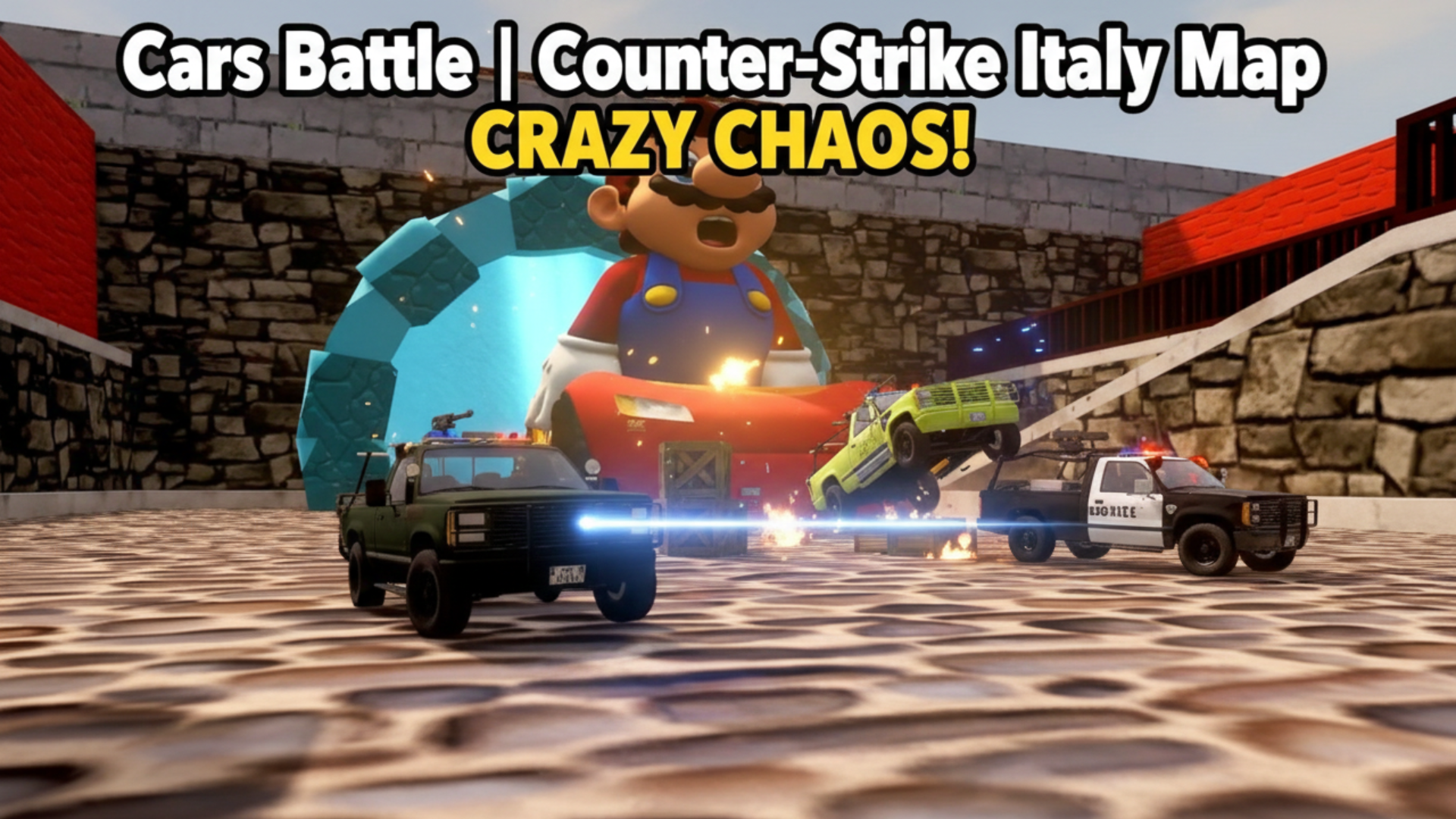 Counter-Strike Italy map: Big vs small cars face-off