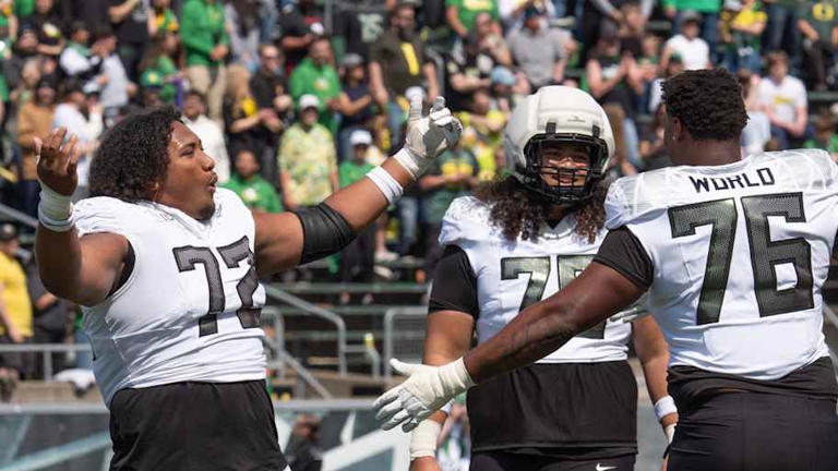 Oregon center Iapani 'Poncho' Lalou has a chance to join elite group