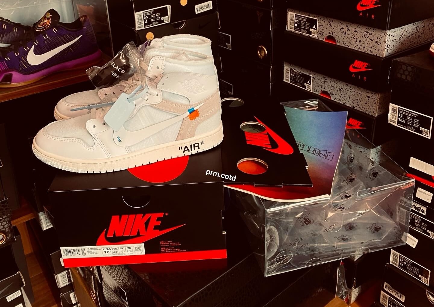 The Virgil Abloh Archive x Air Jordan 1 collab comes with special packaging