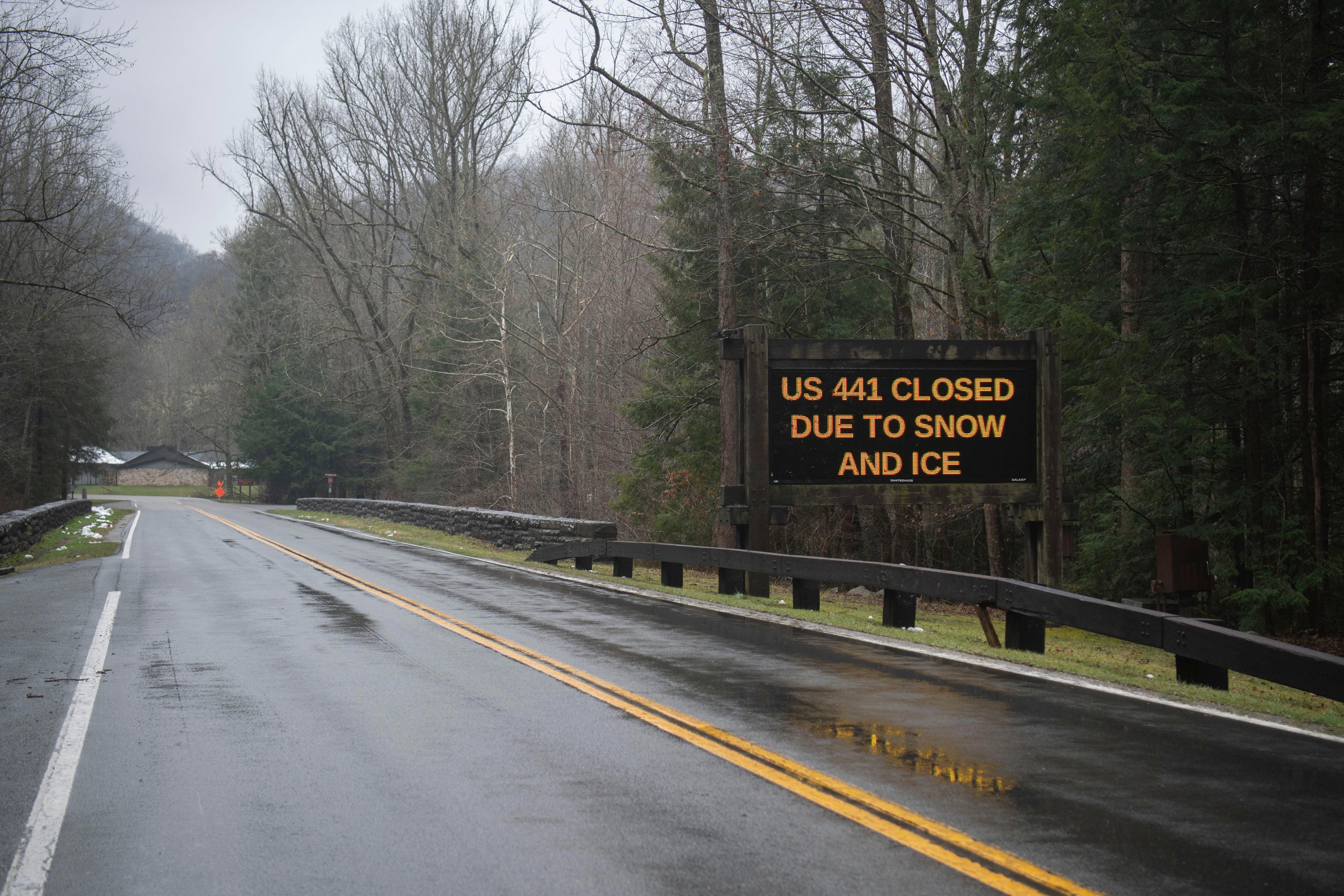 Great Smoky Mountains road reopens - but another is still closed