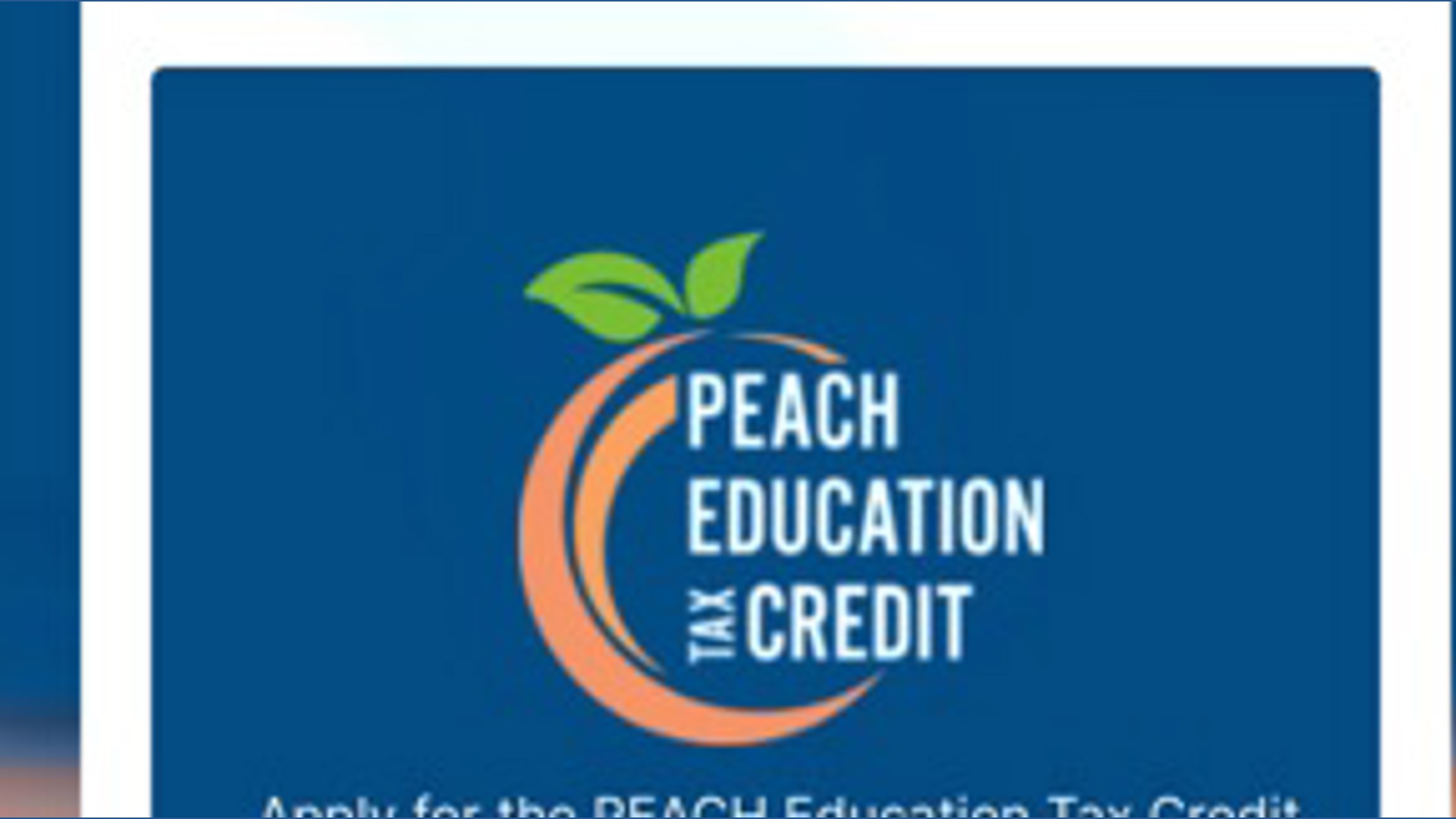 Peach Education Tax Credit offers Georgians way to give to public schools