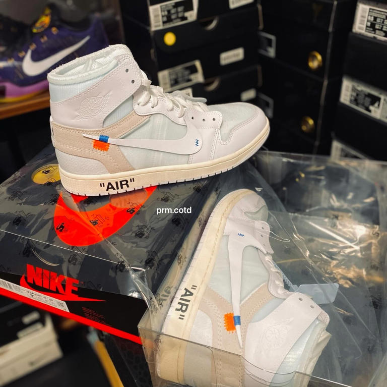 The Virgil Abloh Archive x Air Jordan 1 collab comes with special packaging