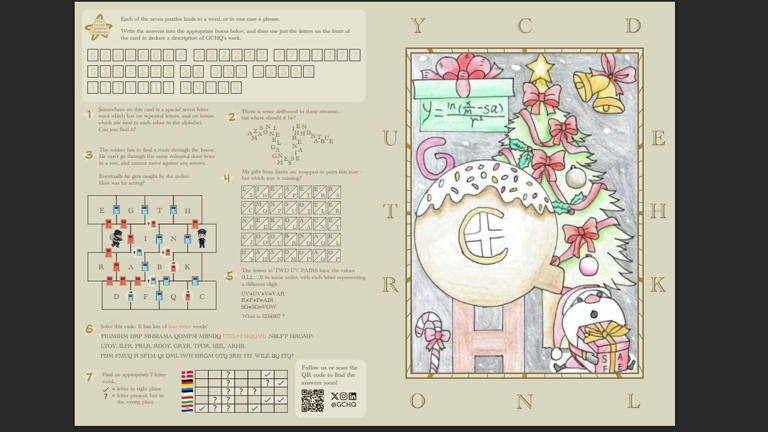 GCHQ releases annual Christmas puzzle - can you solve it?
