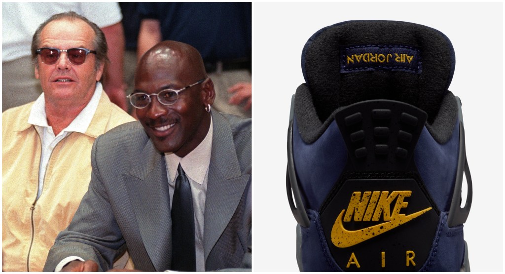 A first look at Michael Jordan's new Lakers-themed Air Jordan 4s