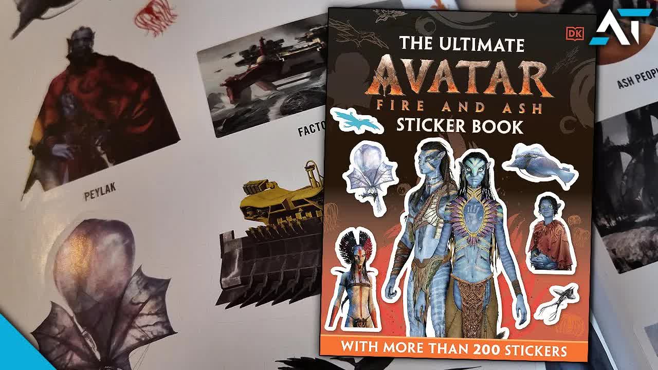 Ultimate Avatar sticker book | Fire and ash - review discussion