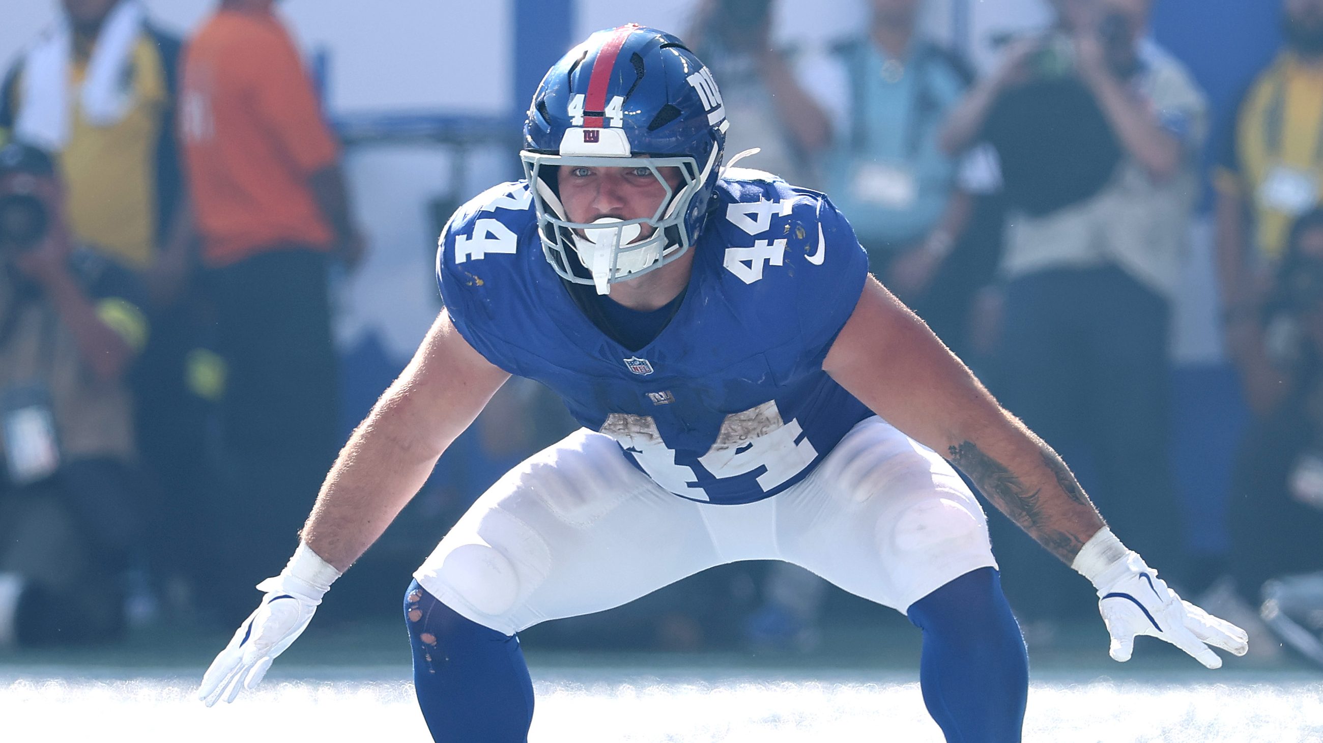 Giants RB Cam Skattebo shares major update six weeks after gruesome injury