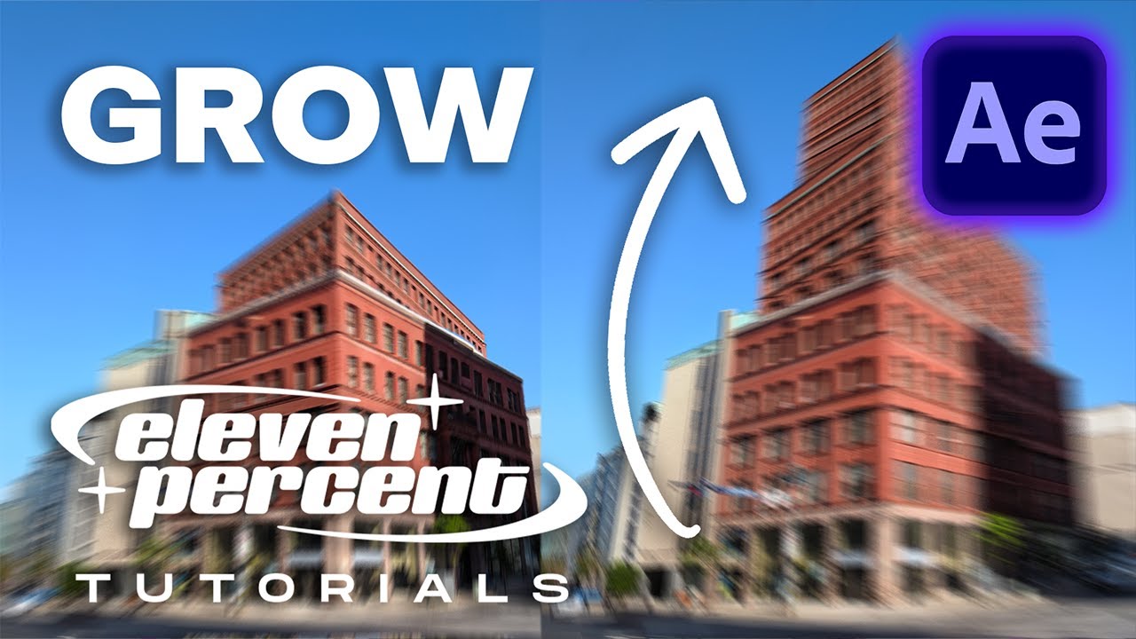 How to create a stack-up building growing effect – After Effects tutorial