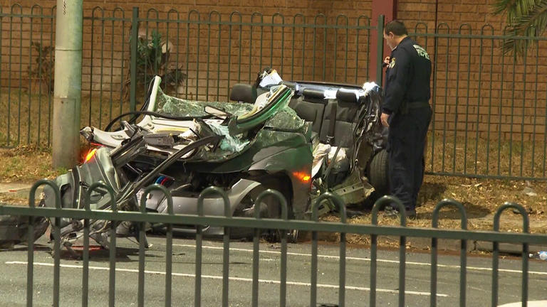 Critical incident declared as stolen ute crashes in Liverpool after ...