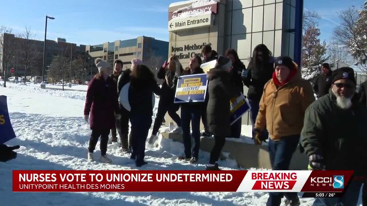Outcome of UnityPoint nurse union vote unclear as 250+ ballots challenged