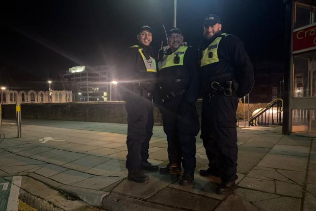 Group of special constables help fans have a safe day