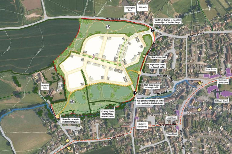 Plans for 140 new homes clear first hurdle