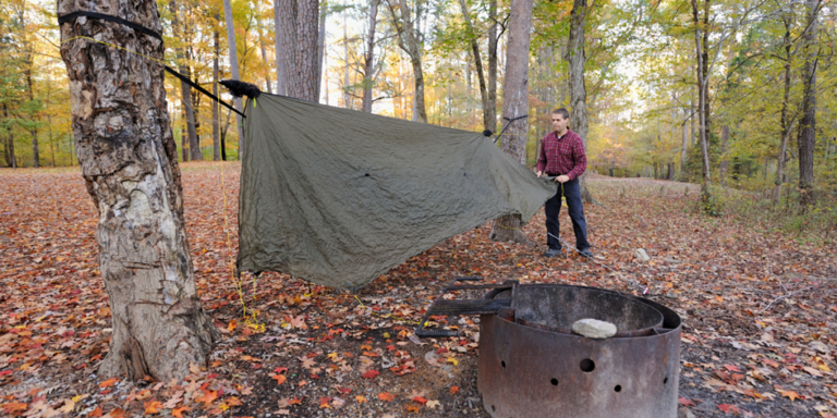 How to make a camping tent from scratch (3 simple supplies!)