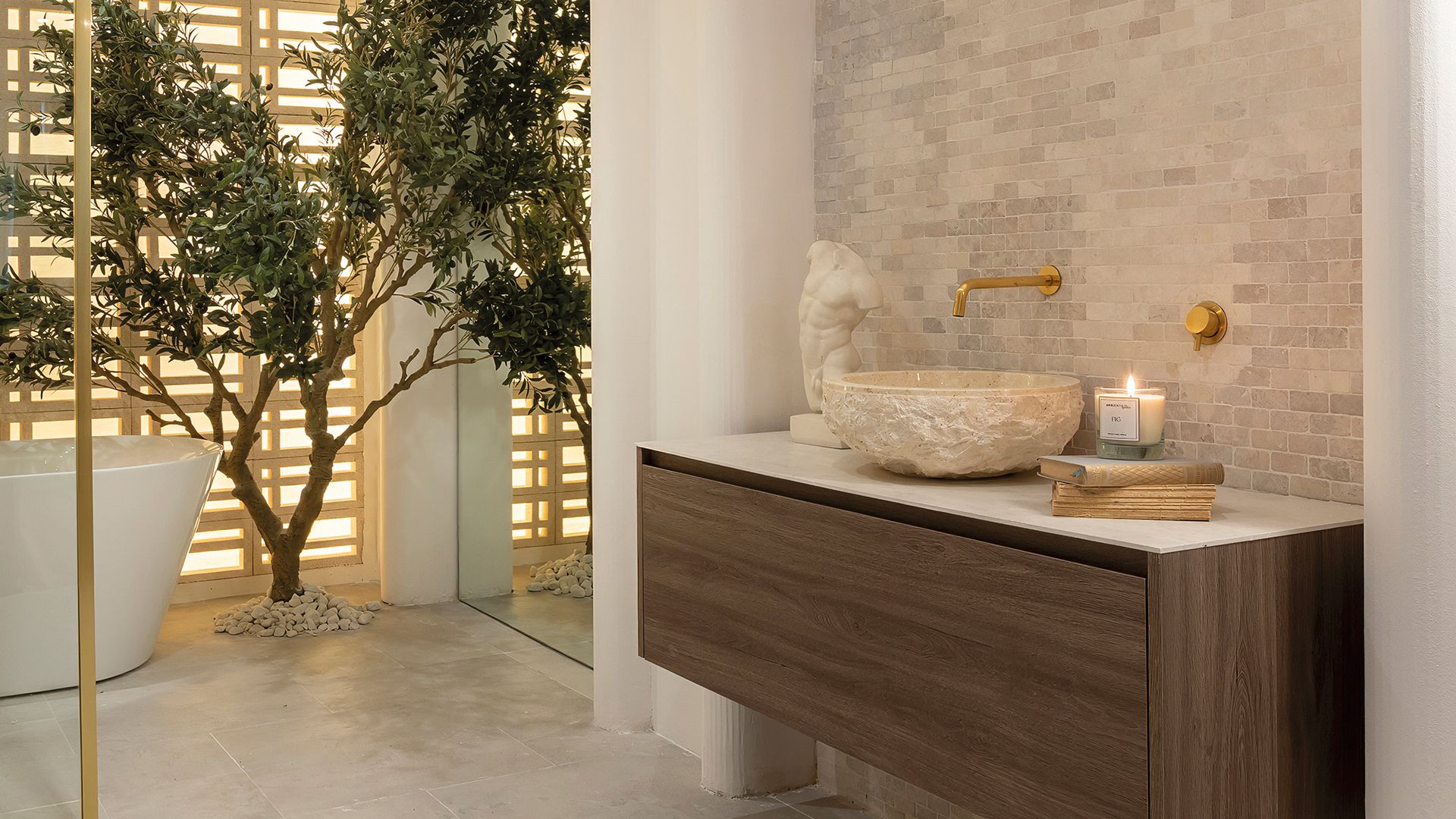 El lavabo que tu baño necesita: claves para elegir entre sobre encimera ...