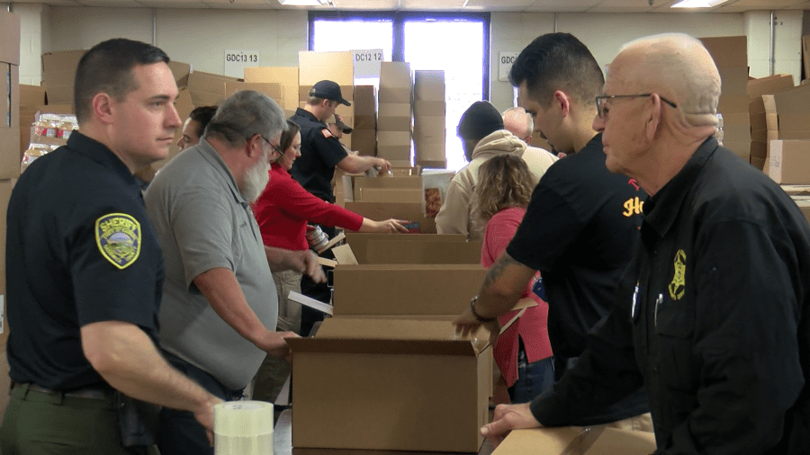 Sedgwick County Sheriff’s Office brings holiday cheer to 400 families