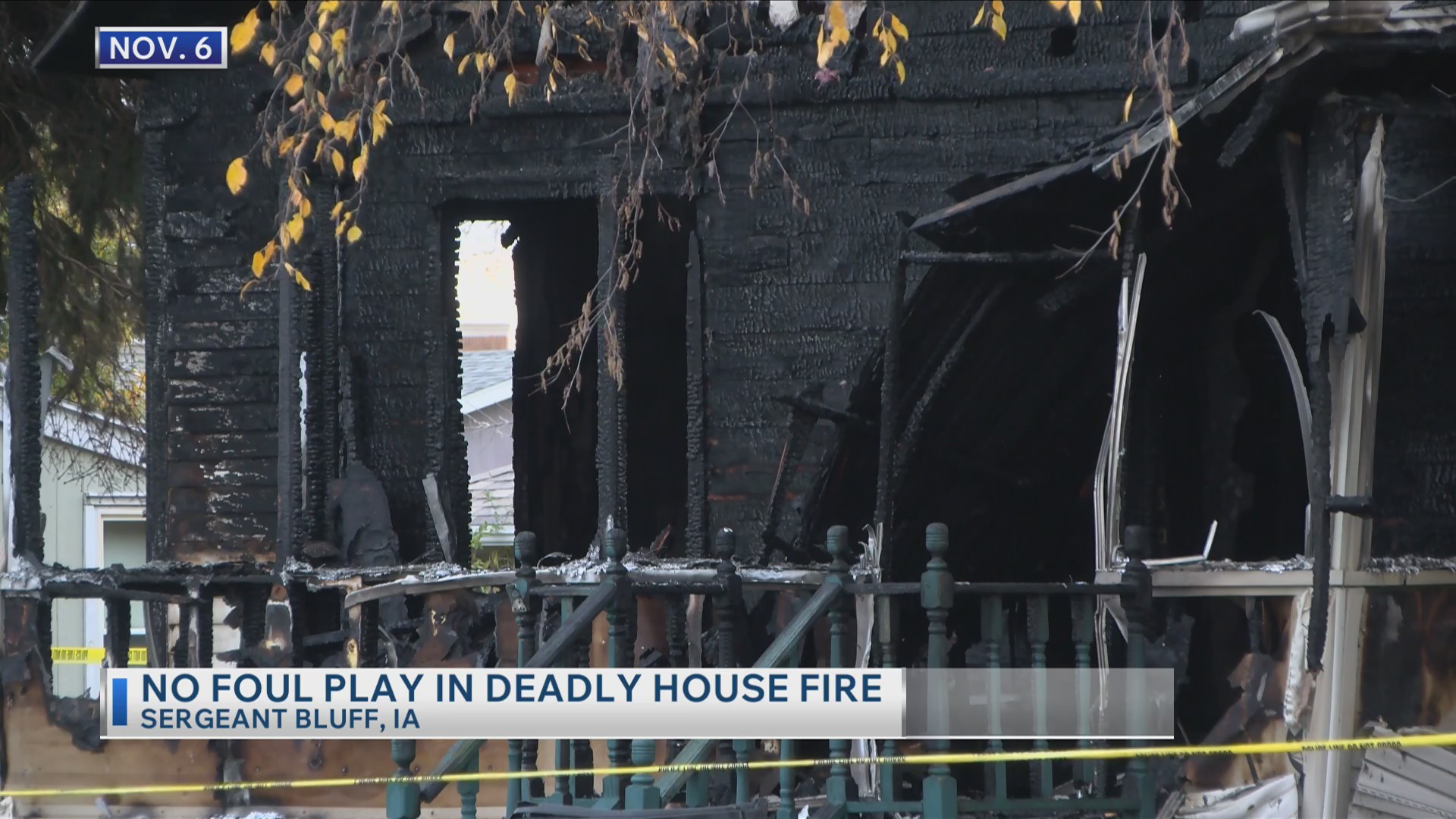 No foul play in deadly house fire