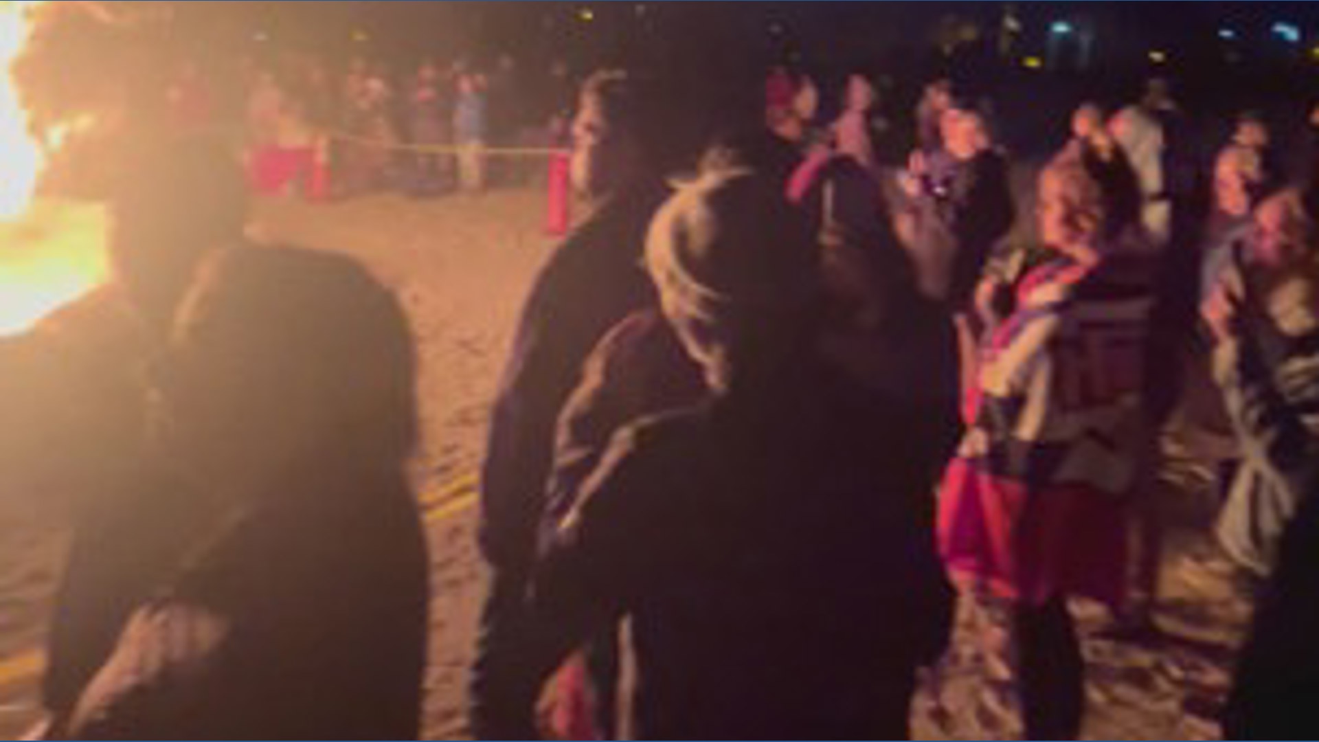 Annual holiday bonfire take place in Pass-A-Grille