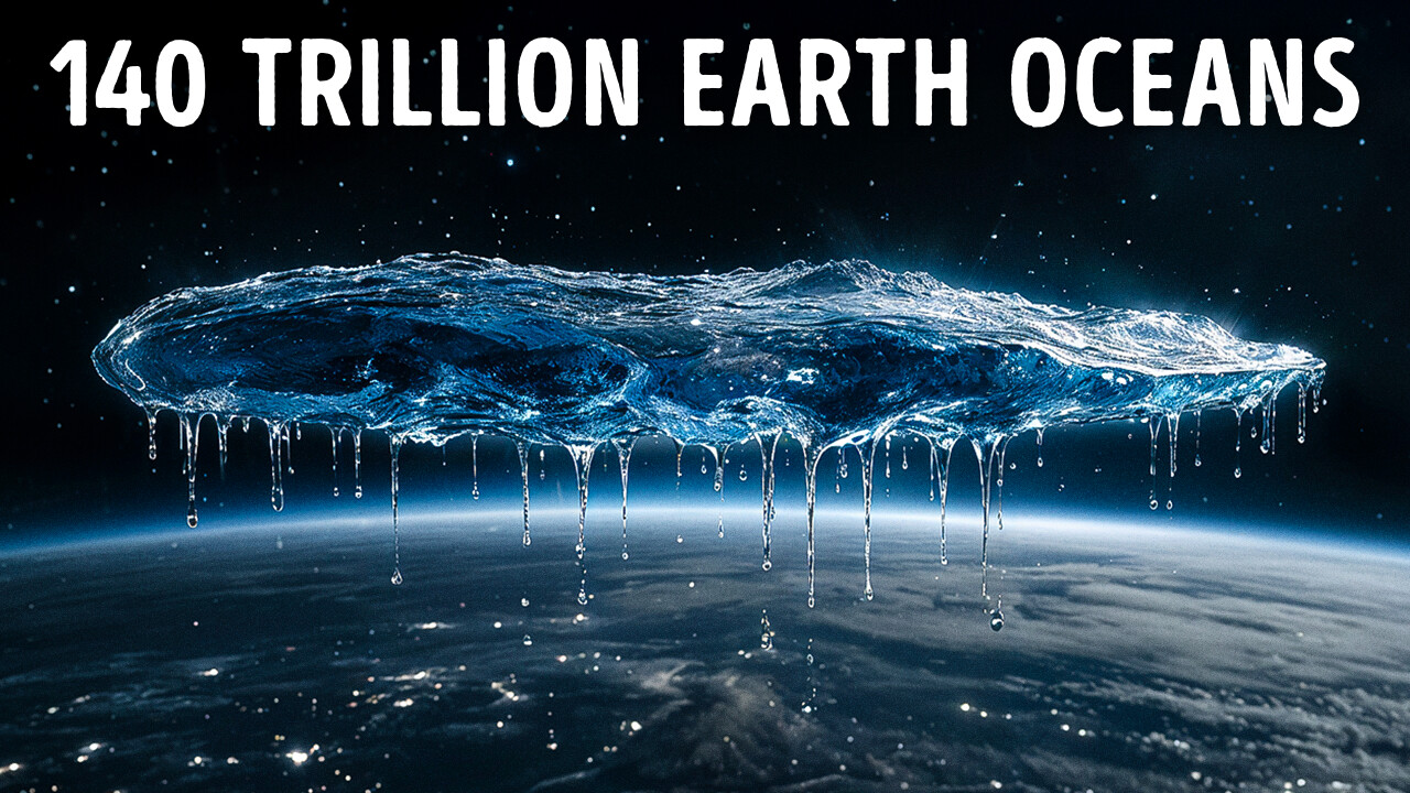 Cosmic water world: Quasar's hidden oasis!