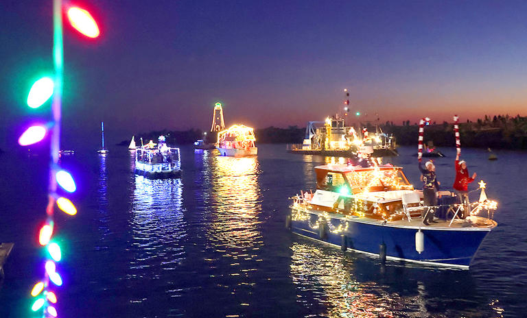 Photos | Lighted boat parade brings light, color to Santa Cruz Harbor