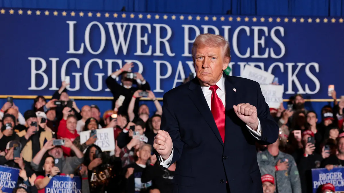 Trump veers off message in 'affordability' speech