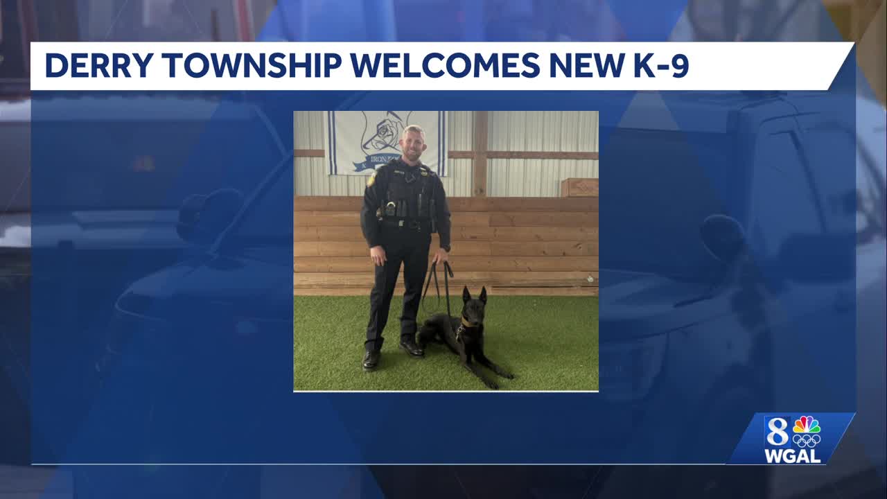 K-9 Ziek joining the Derry Township Police Department in Dauphin County