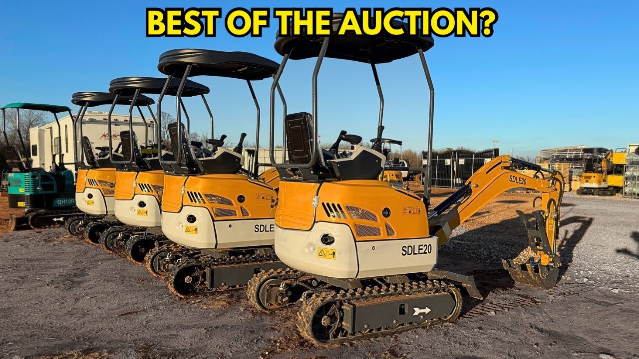 What makes a diesel mini excavator a smart buy at auction
