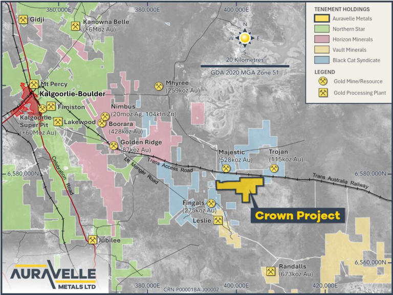 Auravelle Metals unearths large areas of supergene gold at Crown Gold ...