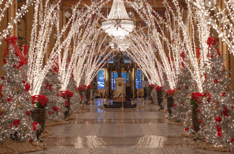 The 10 most iconic Christmas hotels in the USA