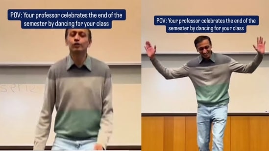 US professor ends semester with dance performance to Badtameez Dil ...