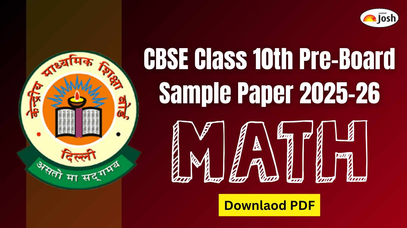 CBSE class 10 maths pre-board sample paper 2025-26 with solutions, download PDF