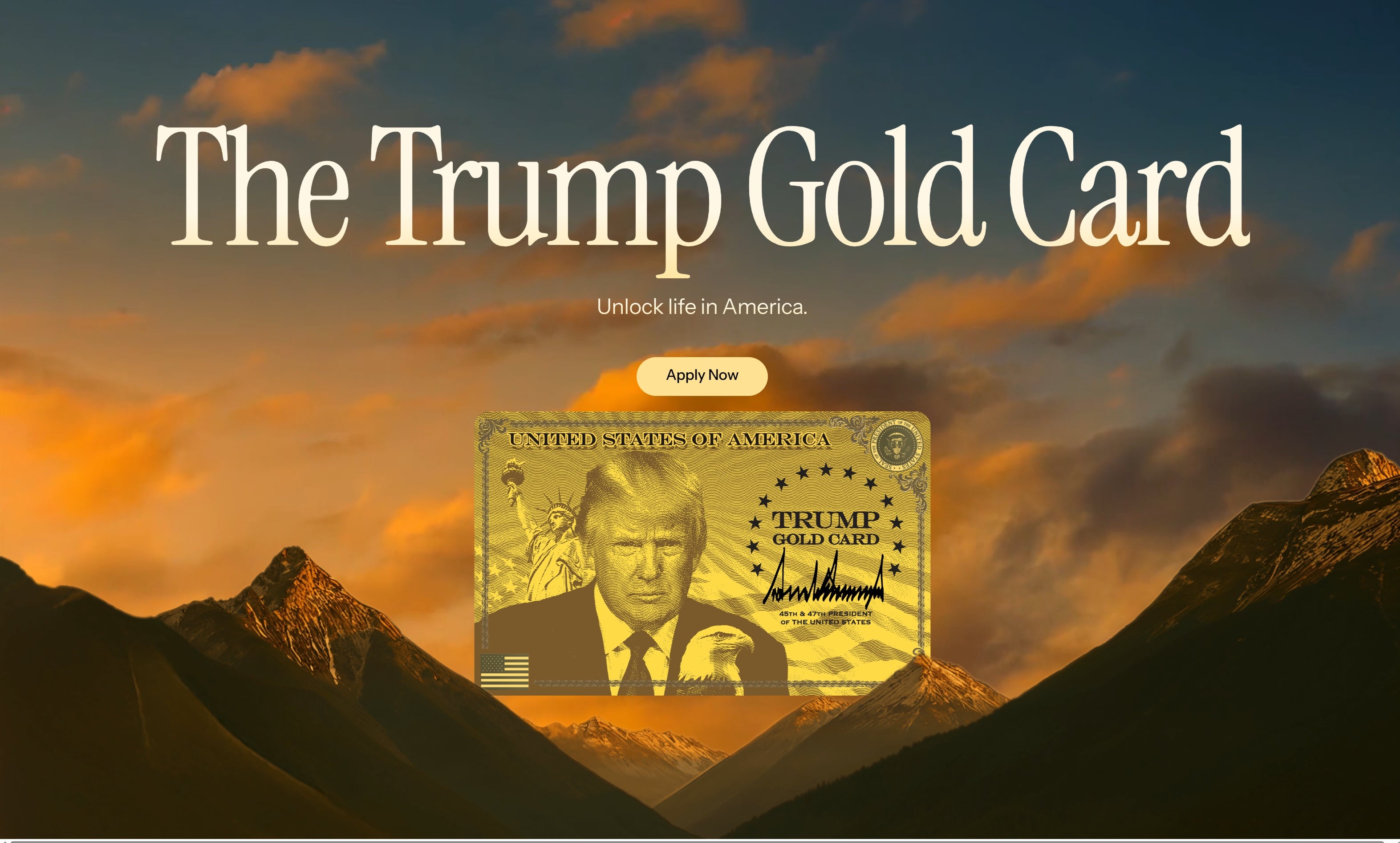 Trump's 'Gold Card' grants US residency for $1 million