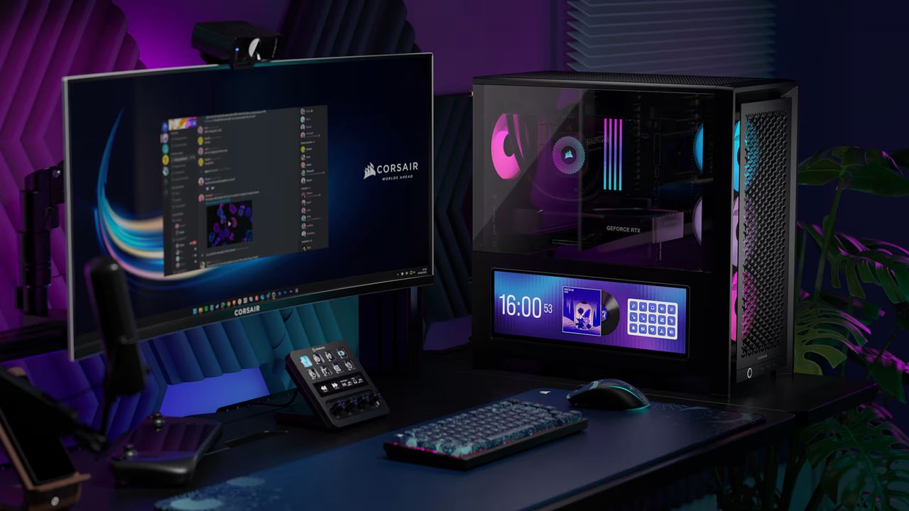 Corsair's new Frame 4000D LCD RS ARGB comes with a 14.5-inch ...