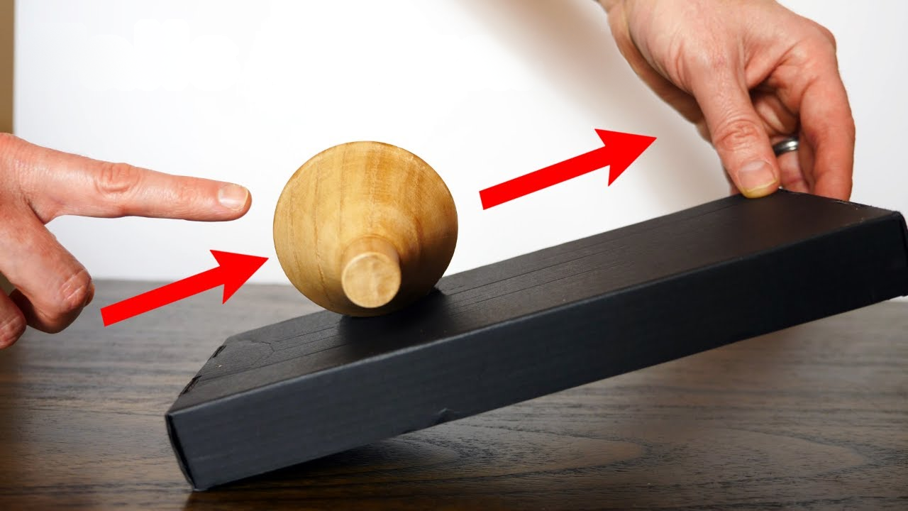 A shape that rolls uphill
