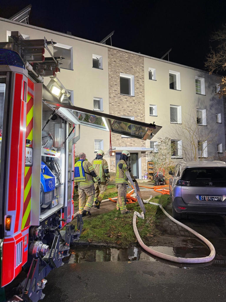Kellerbrand in Ellerau: Viel Rauch in der Stettiner Straße