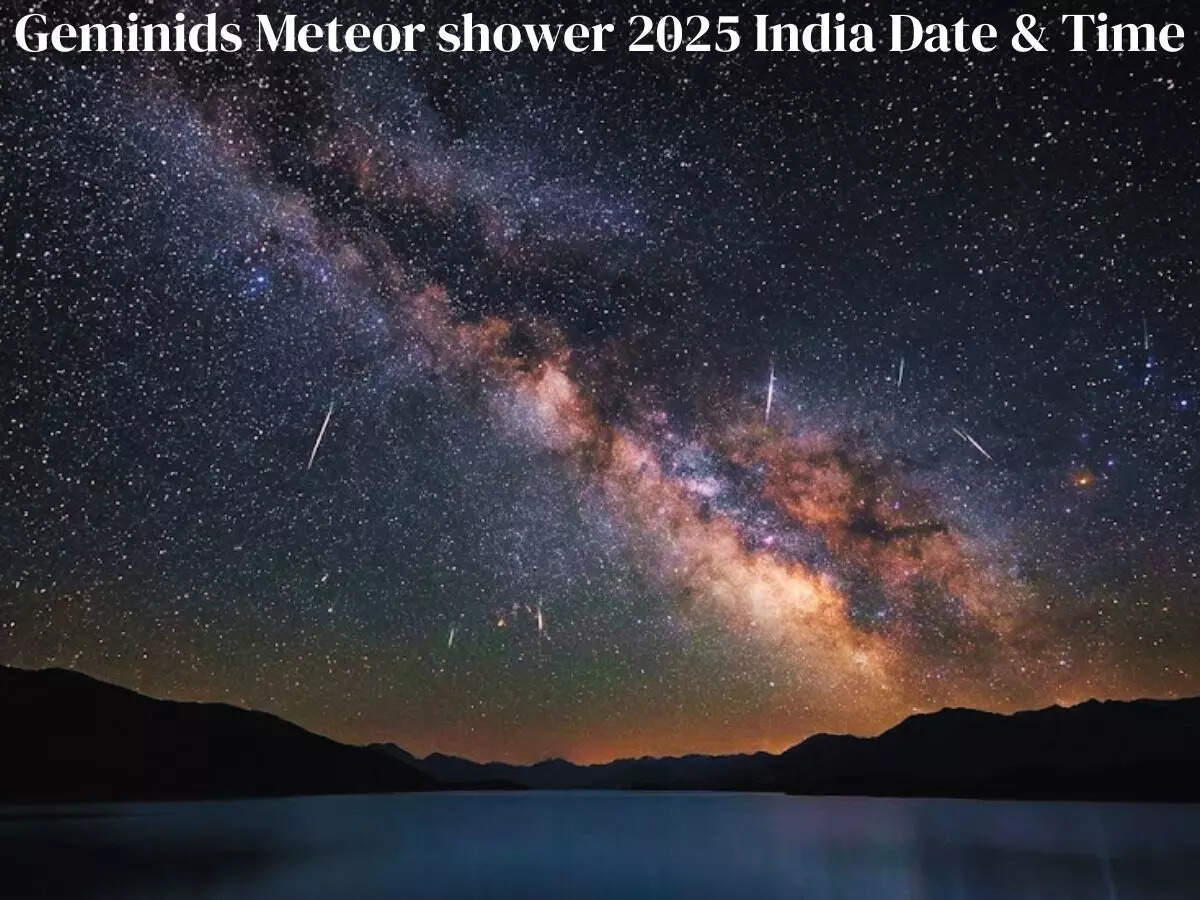 Geminids meteor shower 2025 India time: When, where, and how to watch ...
