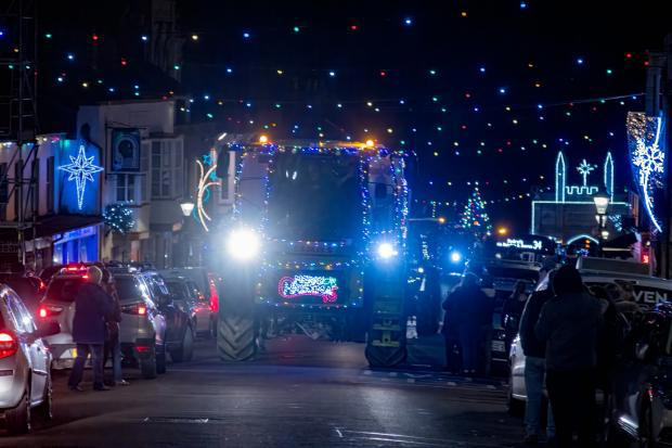 Full route for annual festive charity tractor run through Helston and ...