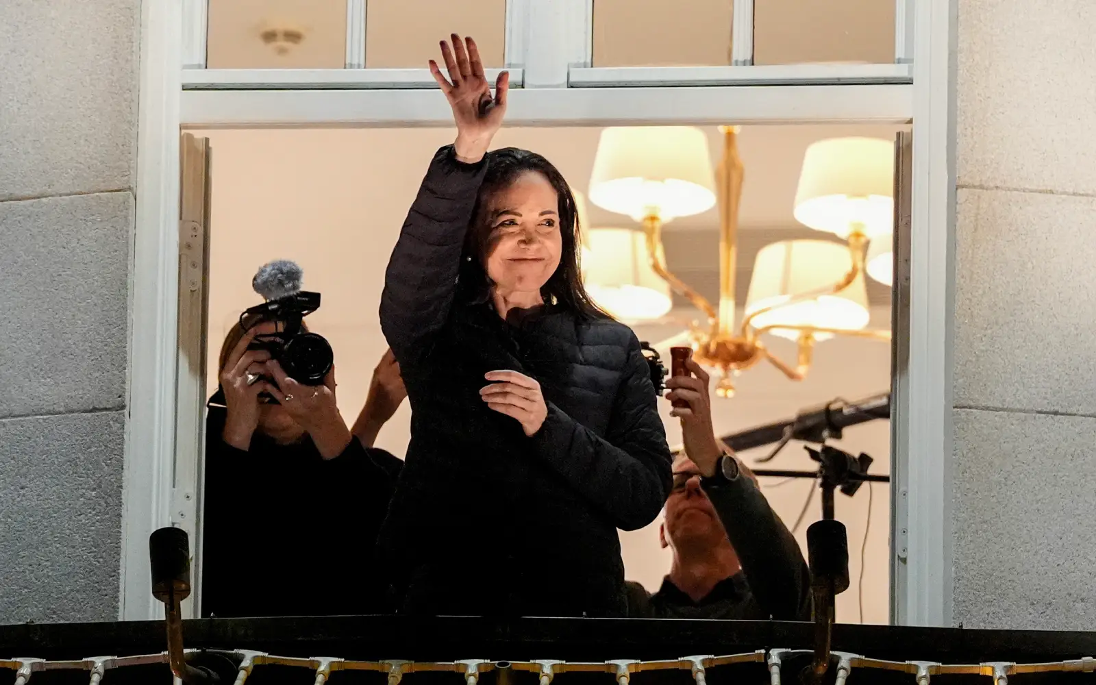 Venezuela’s opposition leader sees eventual elections ahead