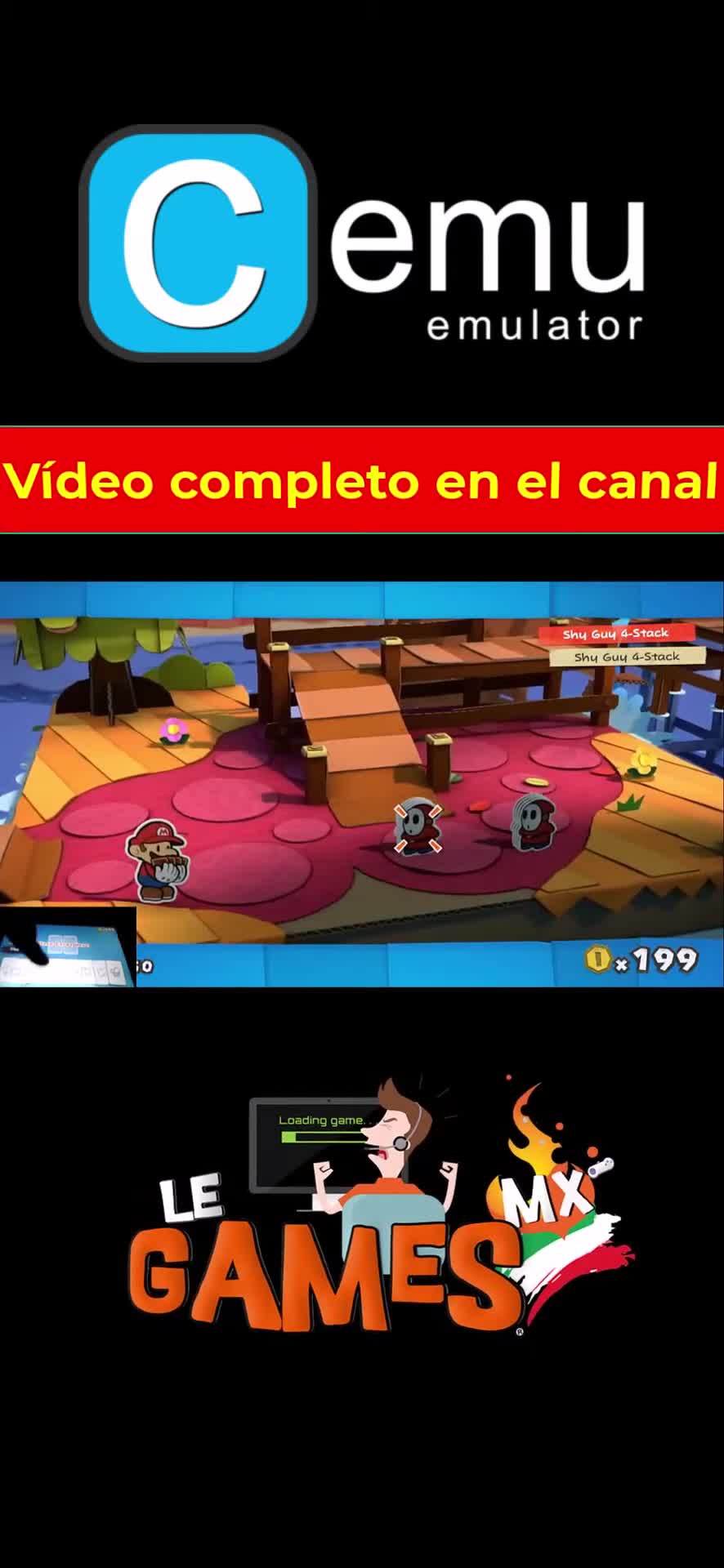 USA gamepad view para disfrutar al máximo en CEMU