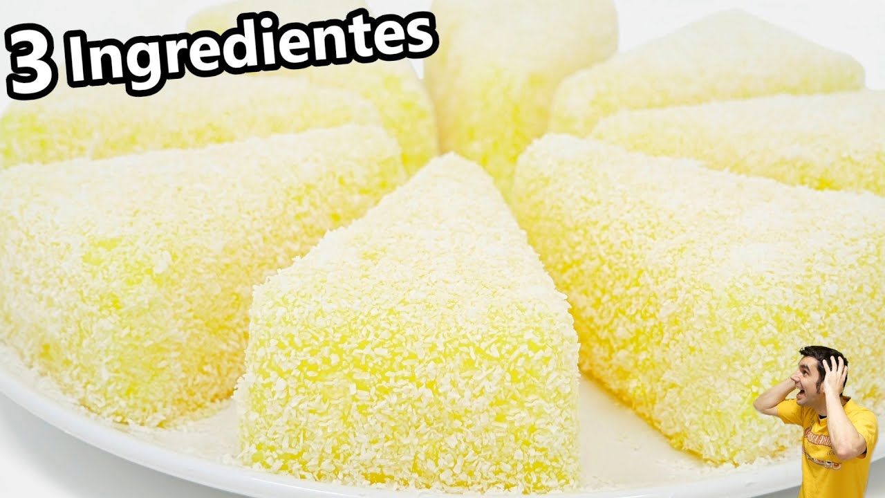 Postre con 3 ingredientes sin horno en 5 minutos fácil y barato