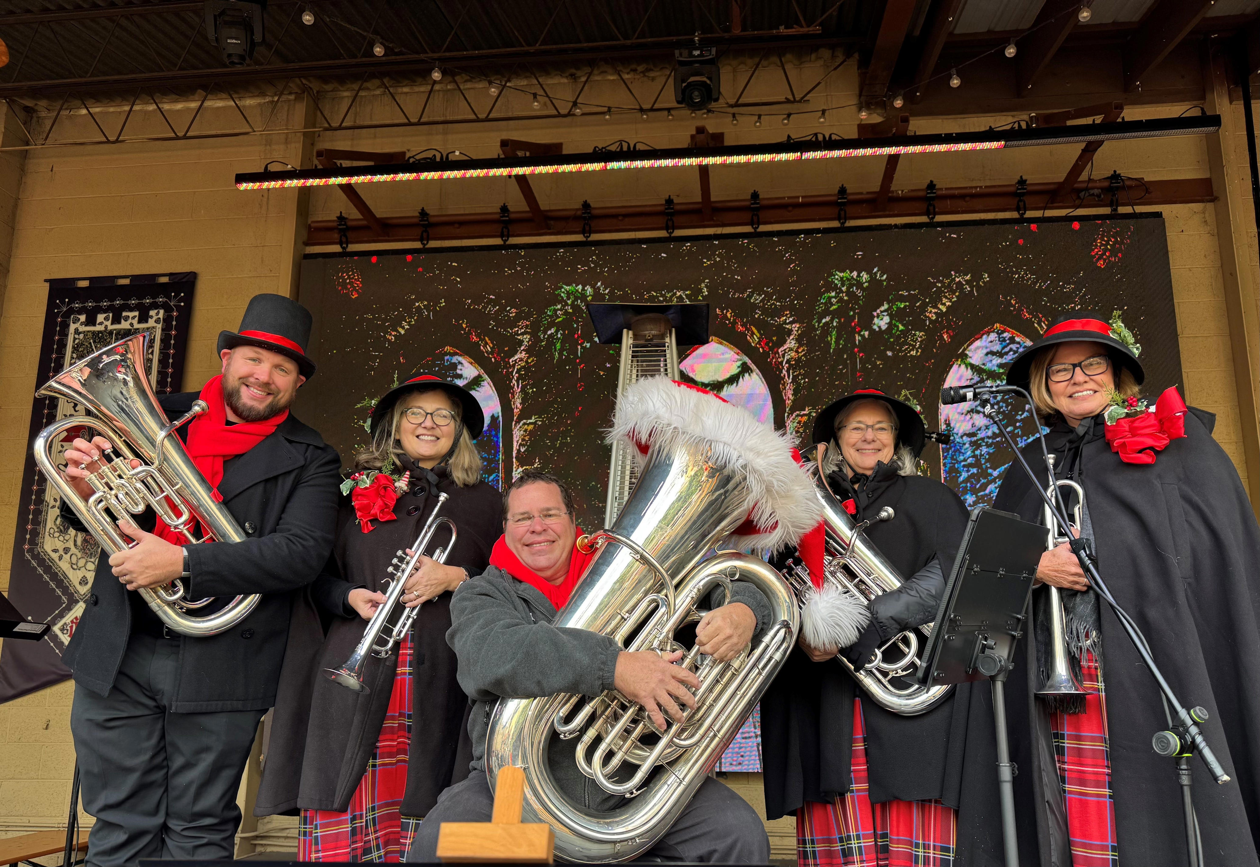 How Concord Brass spreads cheer while supporting Empty Stocking Fund
