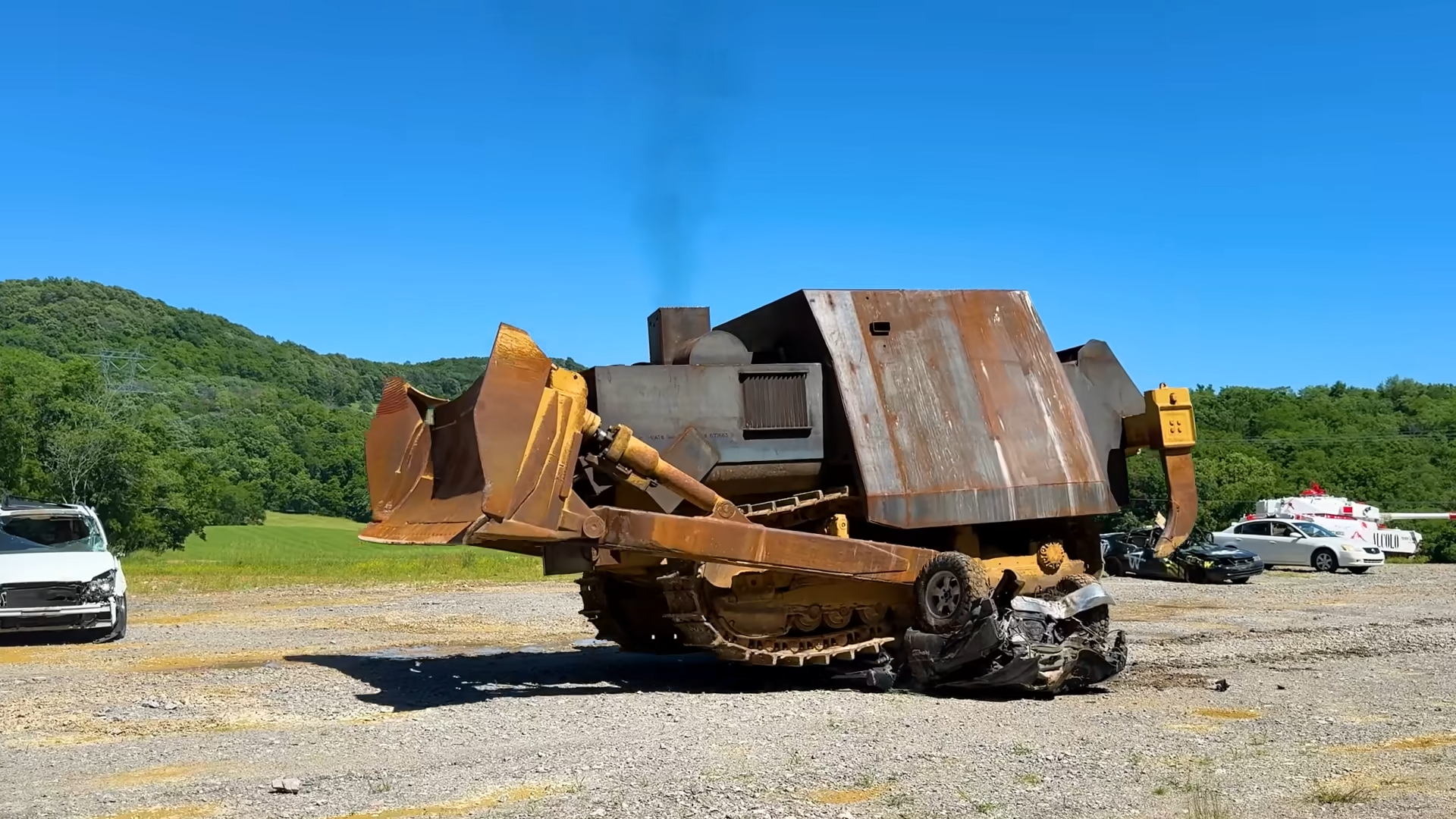 We finished the killdozer… and immediately ran over the wrong cars