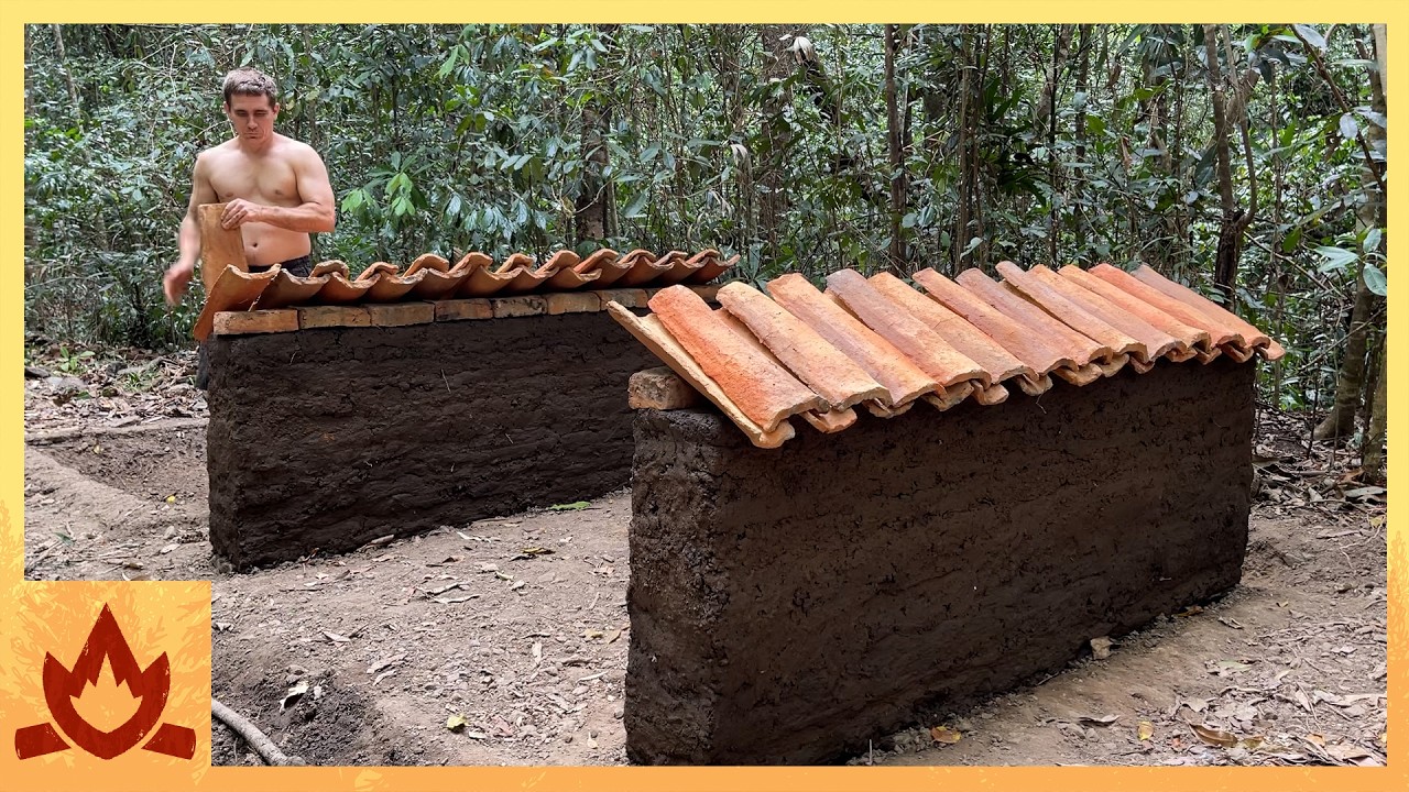 Cap mud walls with tiles to create long-lasting shelter solutions