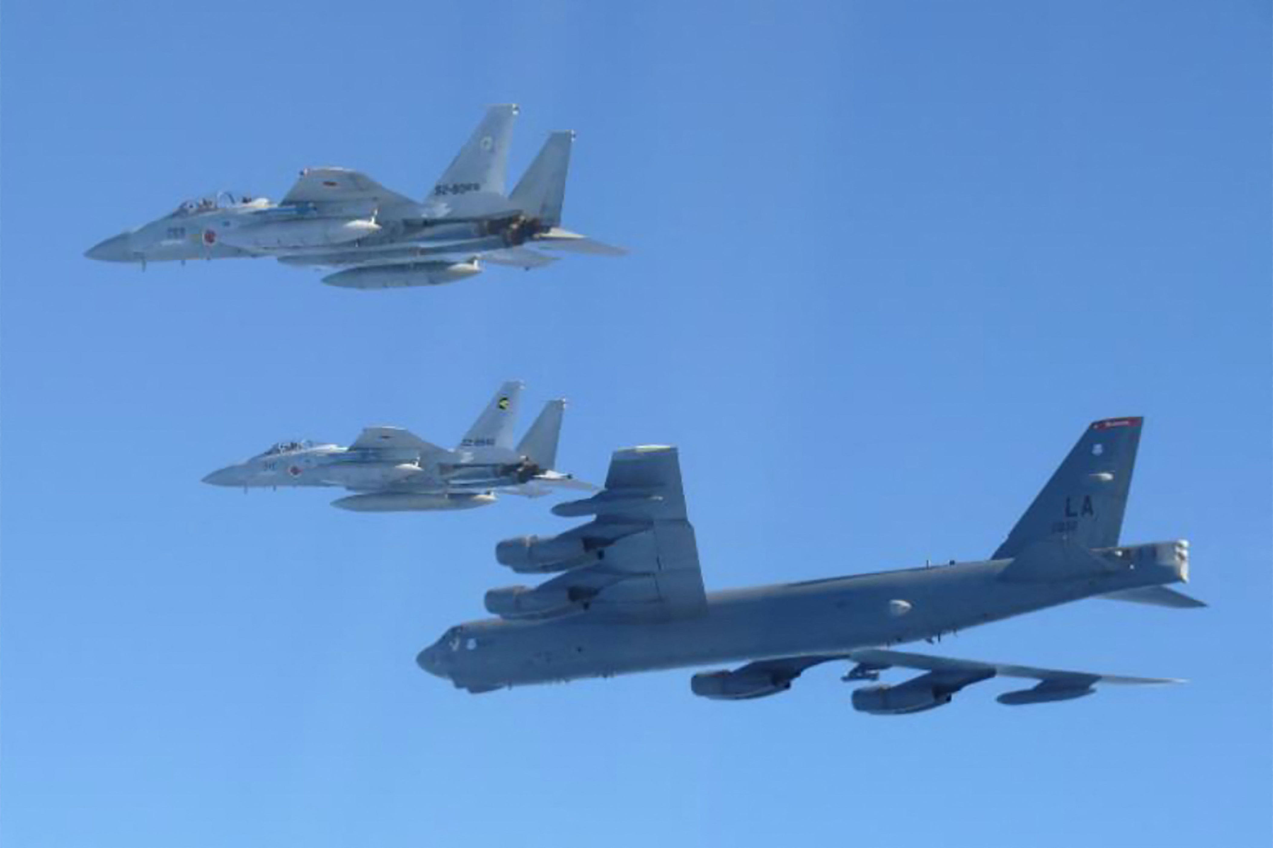 US-Japan B-52 drill counters Chinese-Russian flights