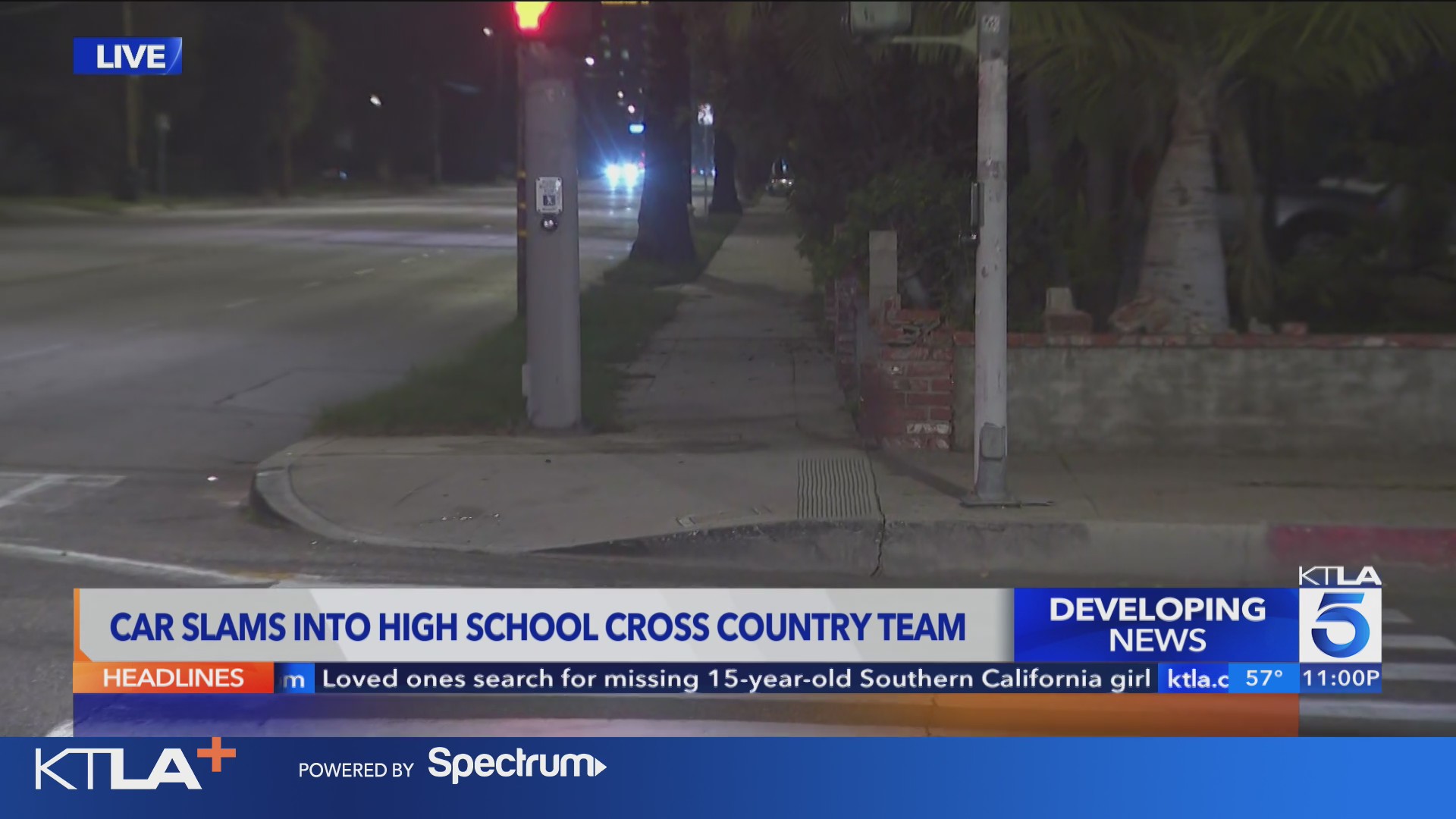 Car slams into OC high school cross-country team
