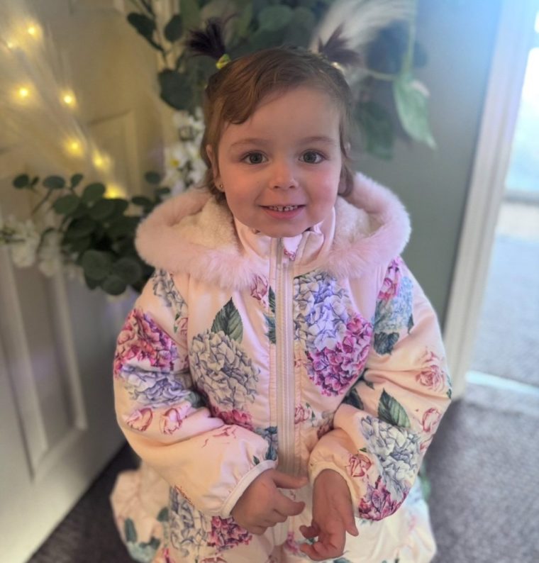How a tremor in toddler Nancy’s arm led to brain tumour diagnosis