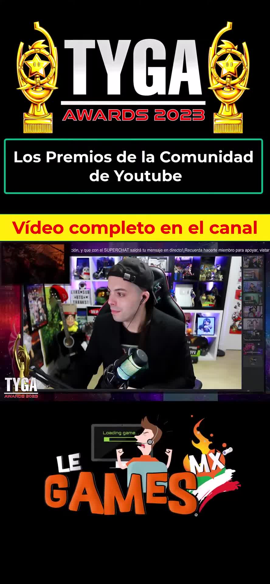 Premios TYGA - Publico molesto porque gano Mario y no Baldur´s Gate 3