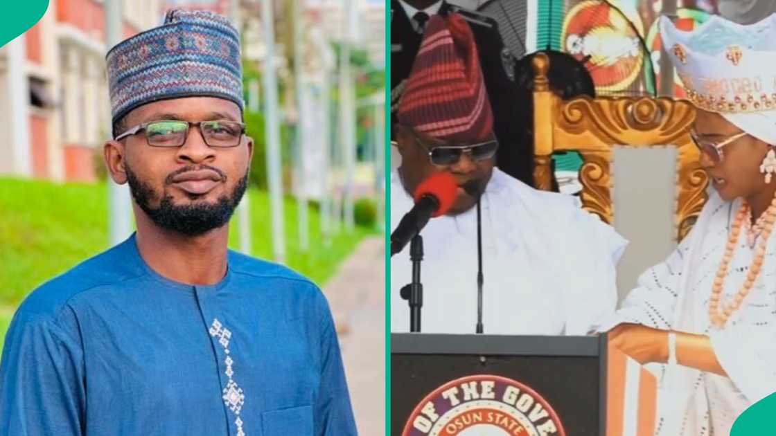 Read how man analysed Adeleke's reaction to first lady's interrupted