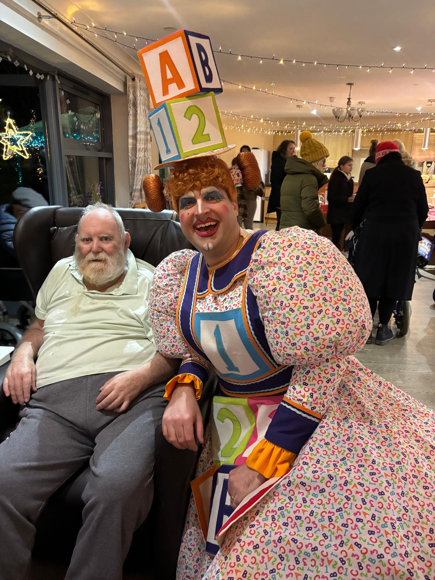 Switched on for laughter and panto cheer at Dunstable care home