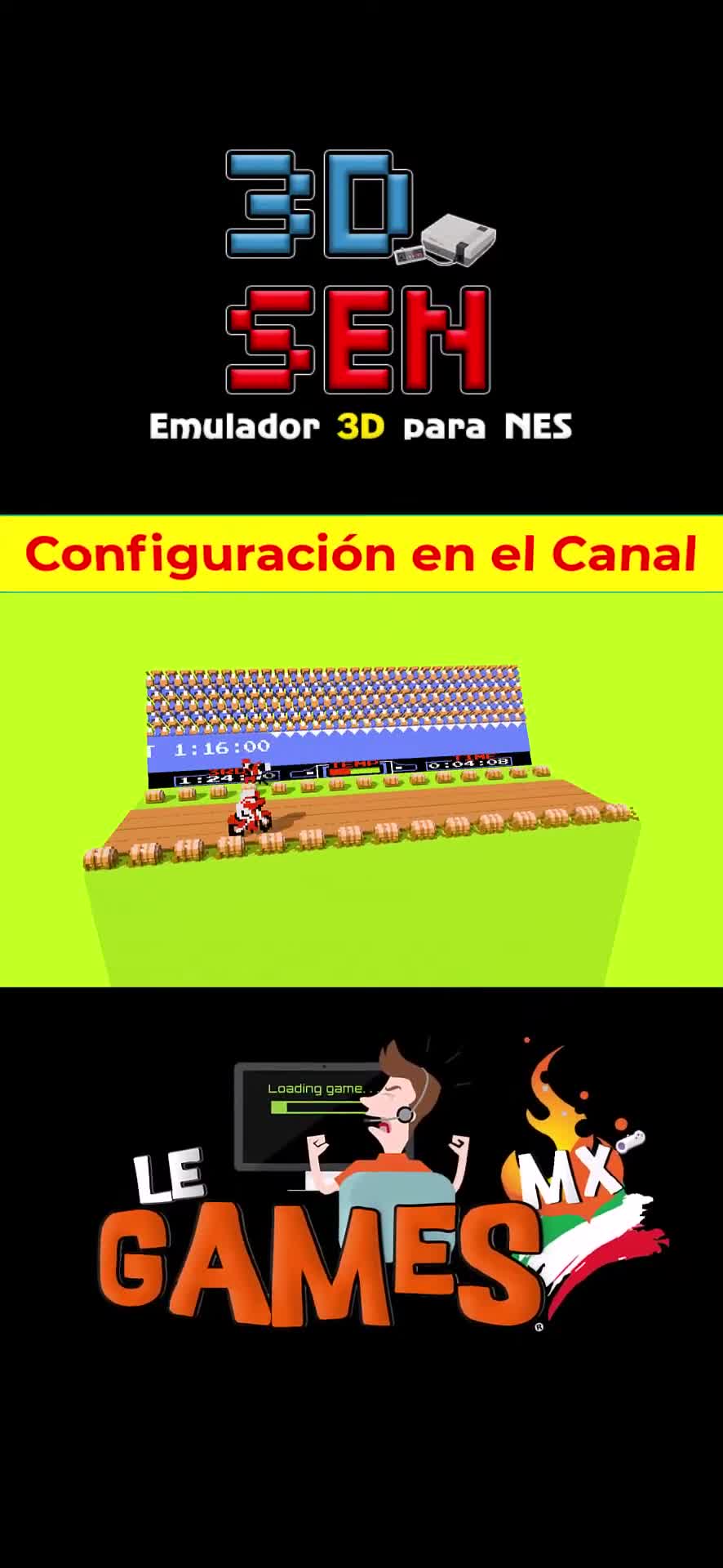 Emulador para jugar títulos de la NES en 3D